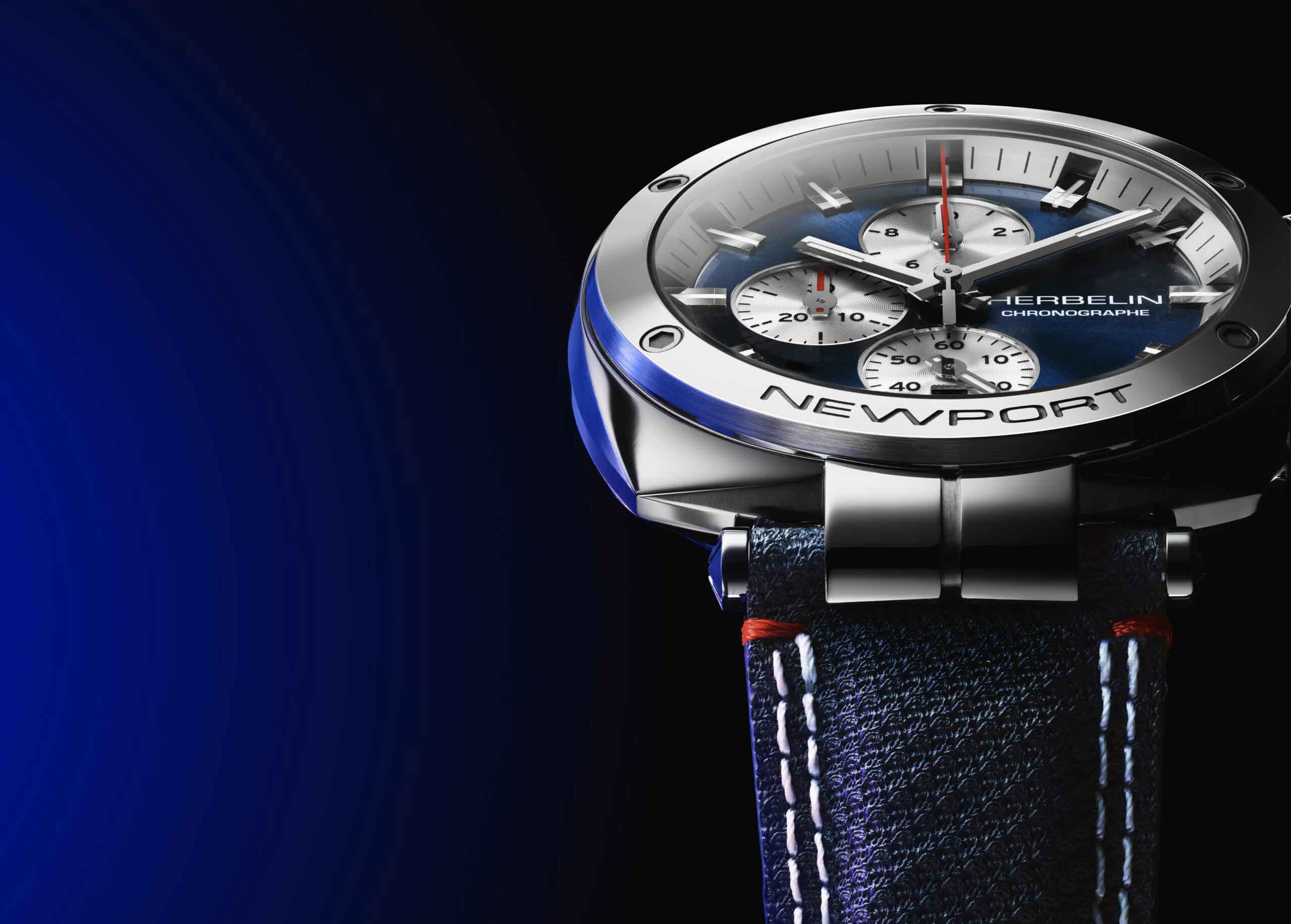 Newport Héritage Chronographe - Entrée dans la course du temps - Herbelin